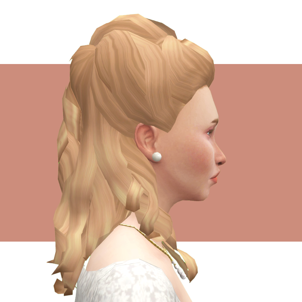 TS4: Princess Hair (ts3 to ts4 conversion) | History Lover's Sims Blog