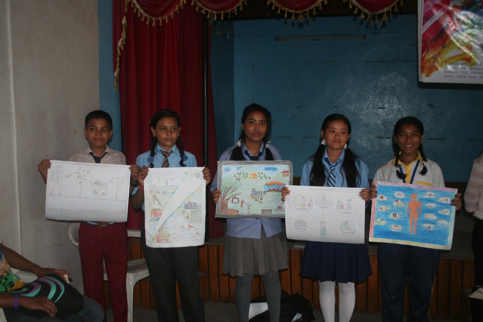Paschim Paaila: Inter School Drawing competition