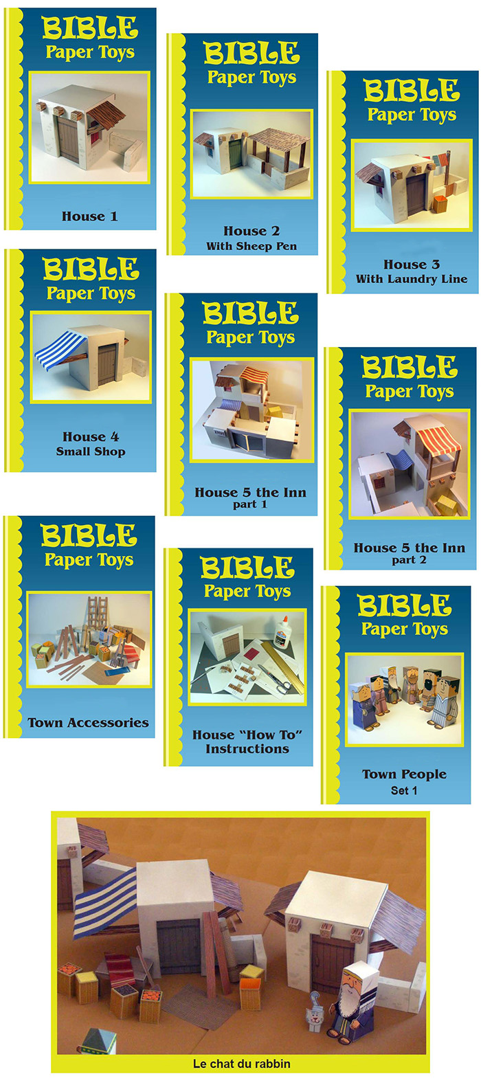 My Little House: Bible Paper Toys – Bethlehem Town