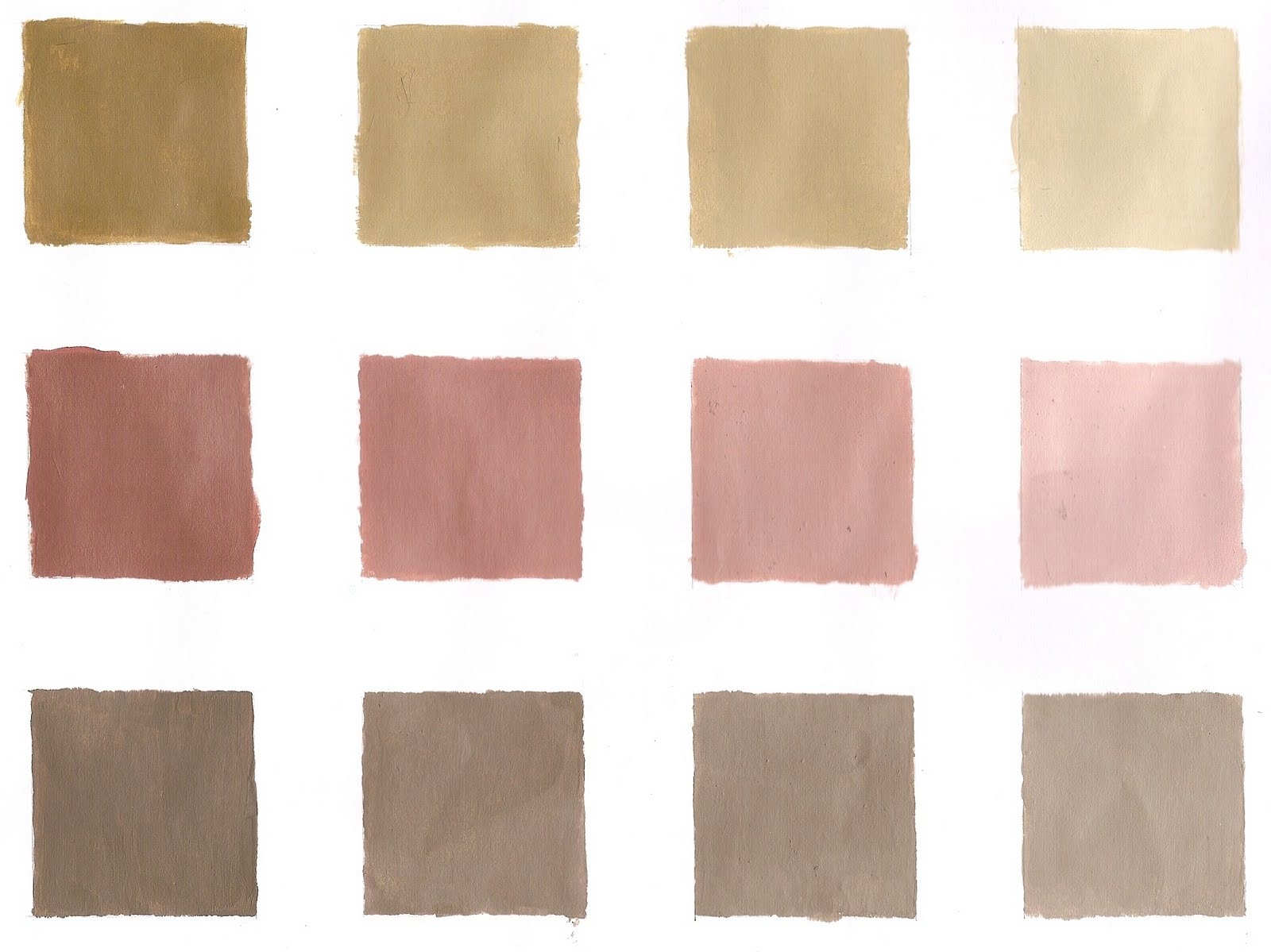 PLÁSTICA EN EL VALLE: Las témperas: Tonos pardos