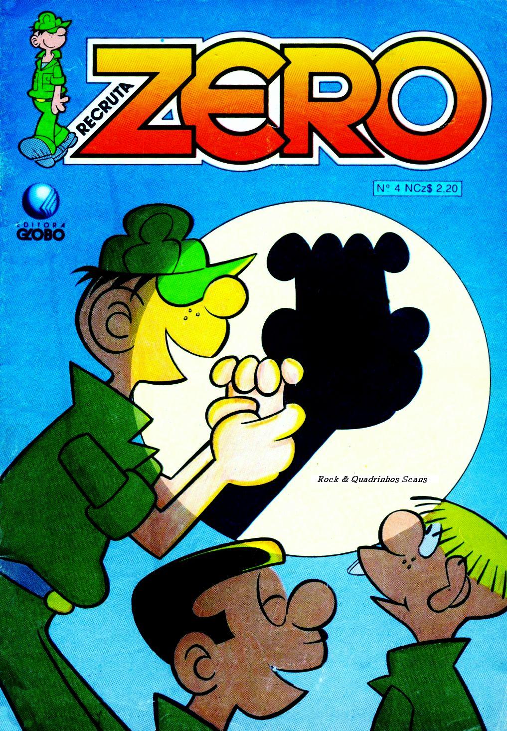 ROCK & QUADRINHOS SCANS: RECRUTA ZERO 4(ED.GLOBO)-1989