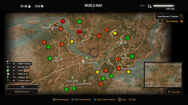 The Witcher 3 maps