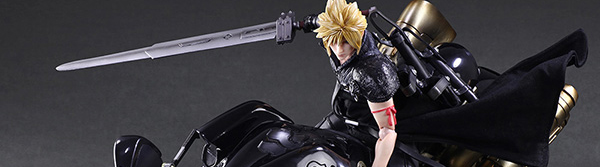 Final Fantasy VII: Advent Children - Cloud Strife & Fenrir Play Arts ...