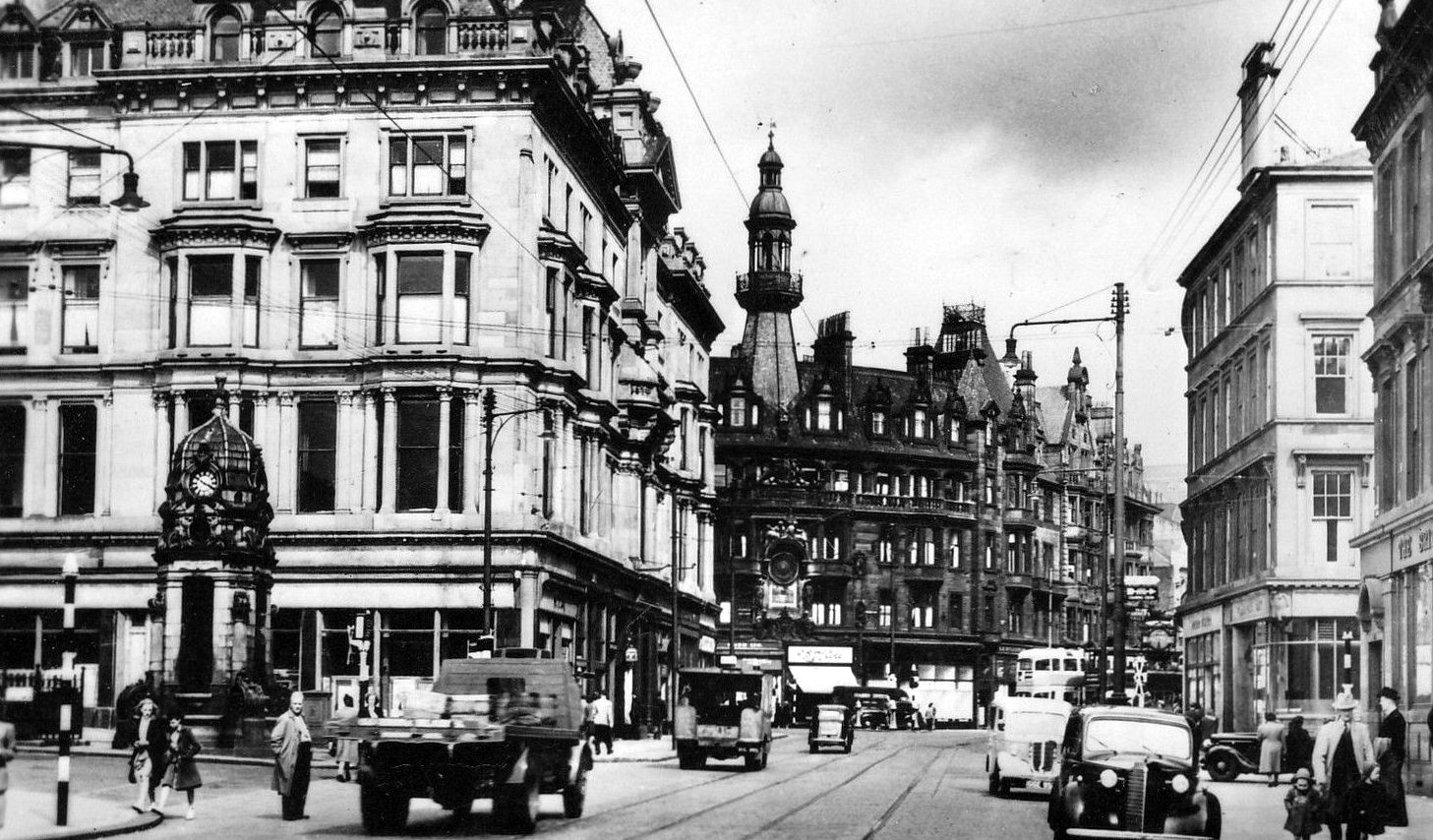 Tour Scotland: Old Photographs Charing Cross Glasgow Scotland
