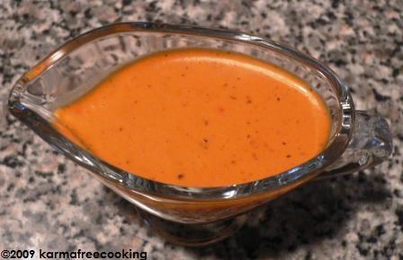 Homegrown Jenna: roasted red pepper salad dressing.