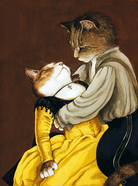 Il mondo di Mary Antony: Susan Herbert - cats art