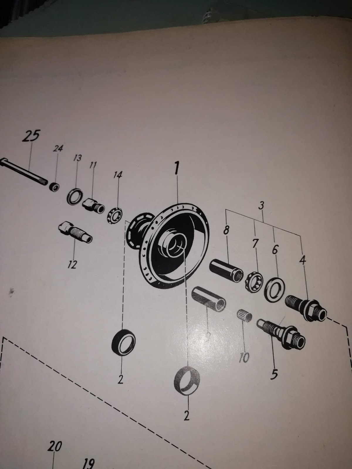 NSU Quickly S23 Restoration and Repair.: Front Wheel Refurb. Brakes and ...