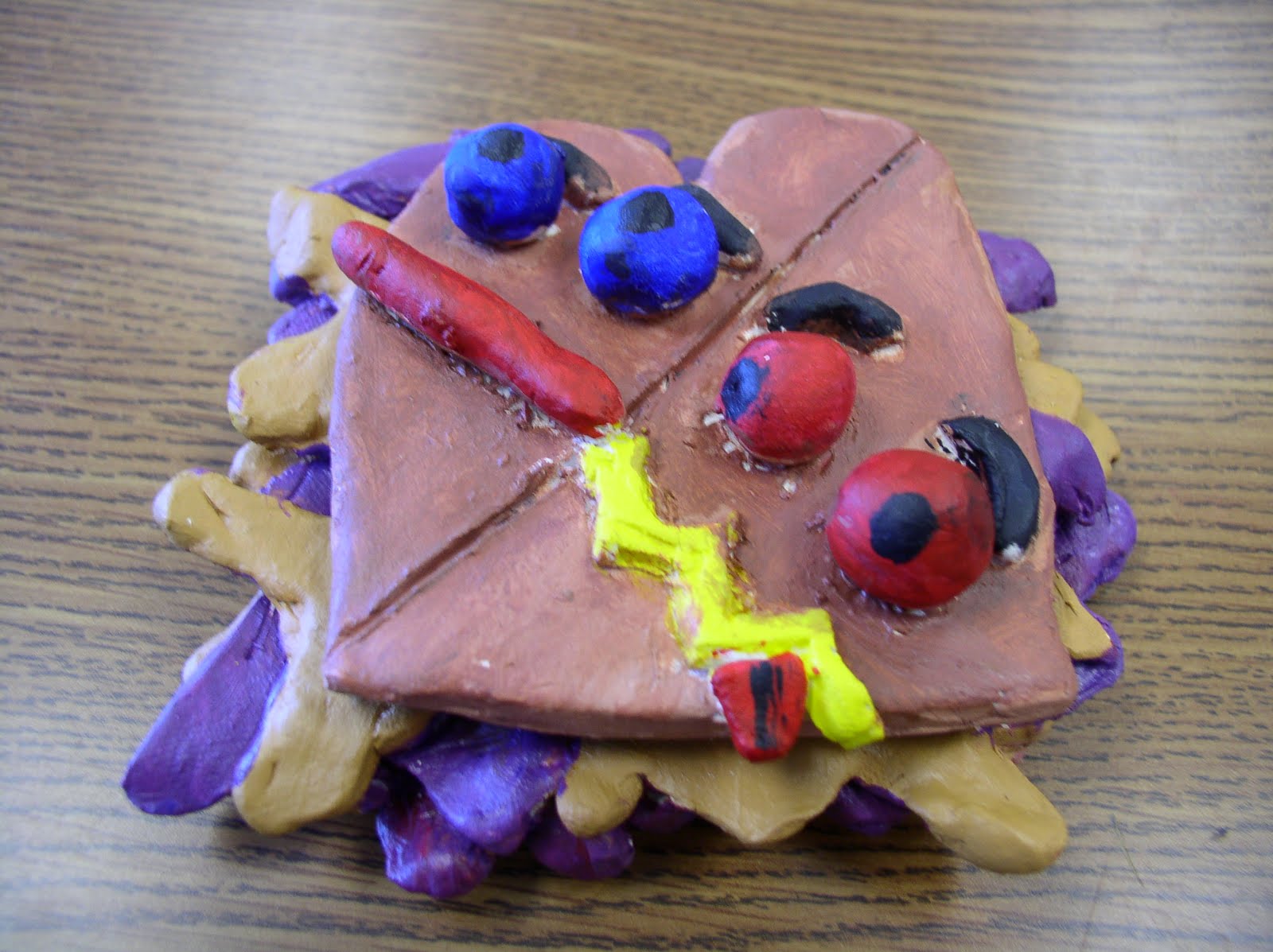 DMS ART: 6th Grade Clay Sandwich Boxes!