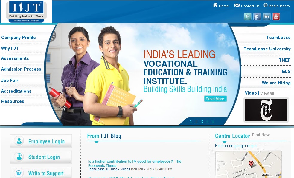 IIJT Building Skills, Building India