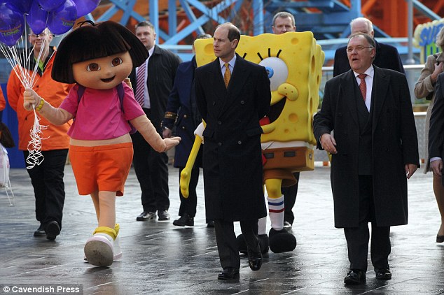 NickALive!: HRH Prince Edward, Earl Of Wessex Visits Nickelodeon Land ...
