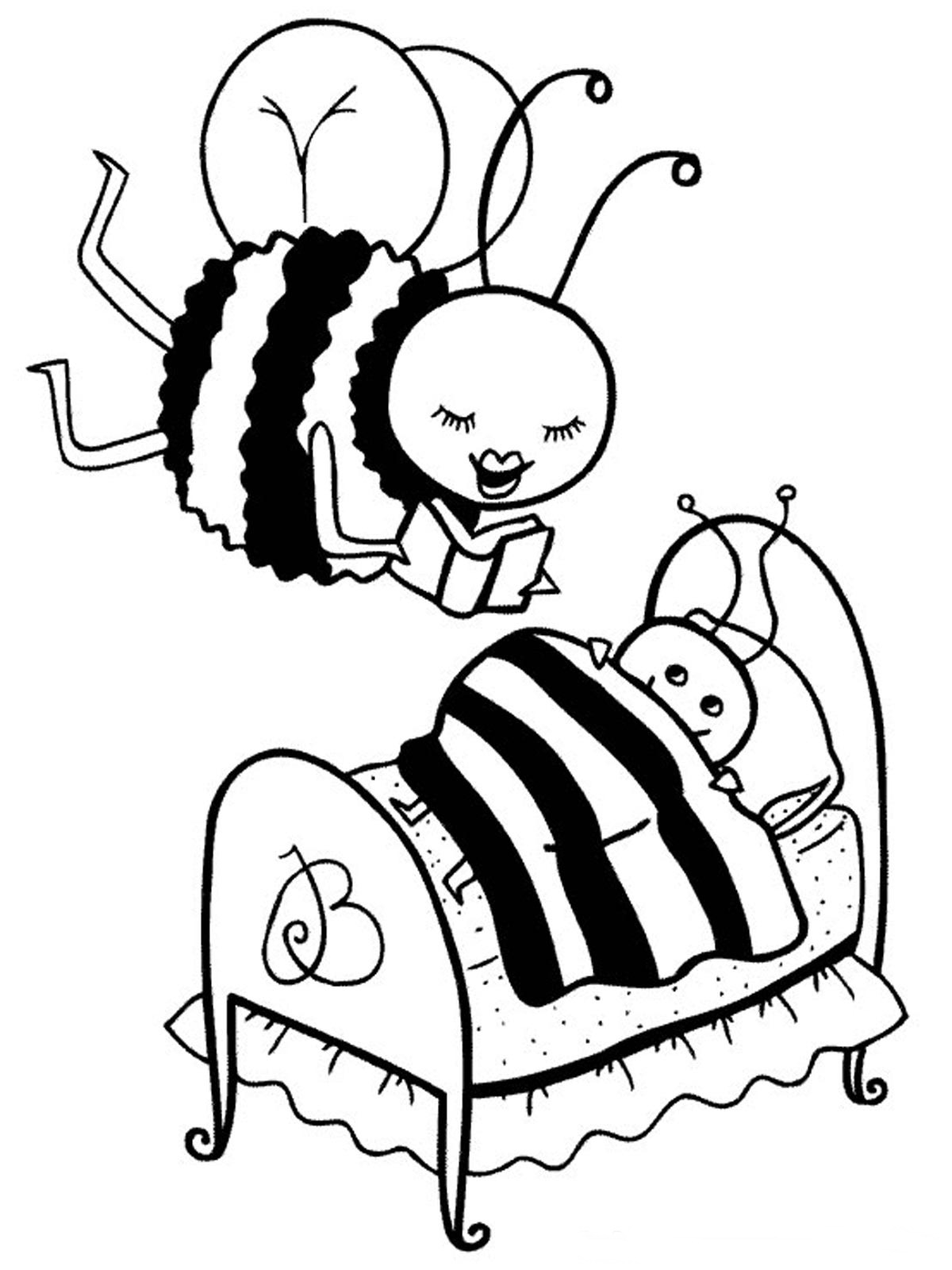 Bees Coloring Pages Realistic | Realistic Coloring Pages