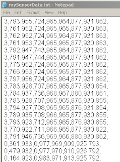 JURNAL ARDUINO: Reading a text or CSV file using the Processing language