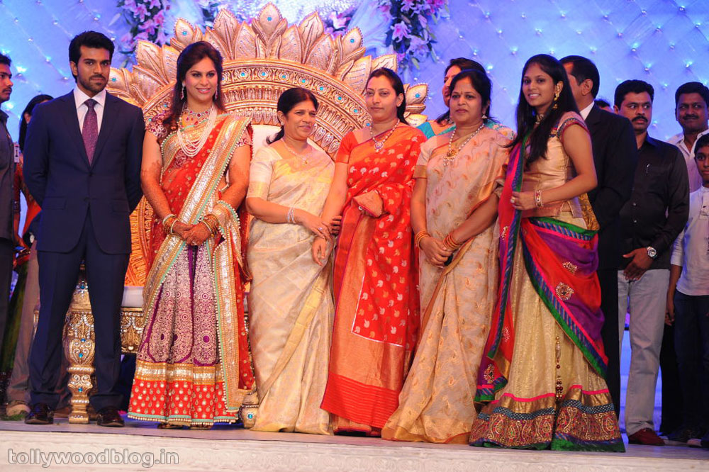 Ram Charan Wedding Reception Photos, Ram charan Upasana Marriage Reception