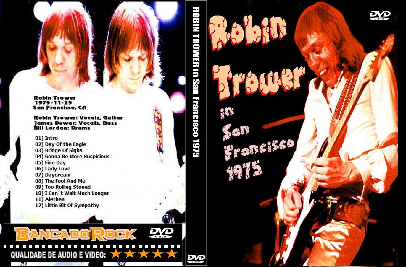 BANCA DO ROCK Rock Concert DVD: 1812 - DVD ROBIN TROWER 1975 - BOOTLEG