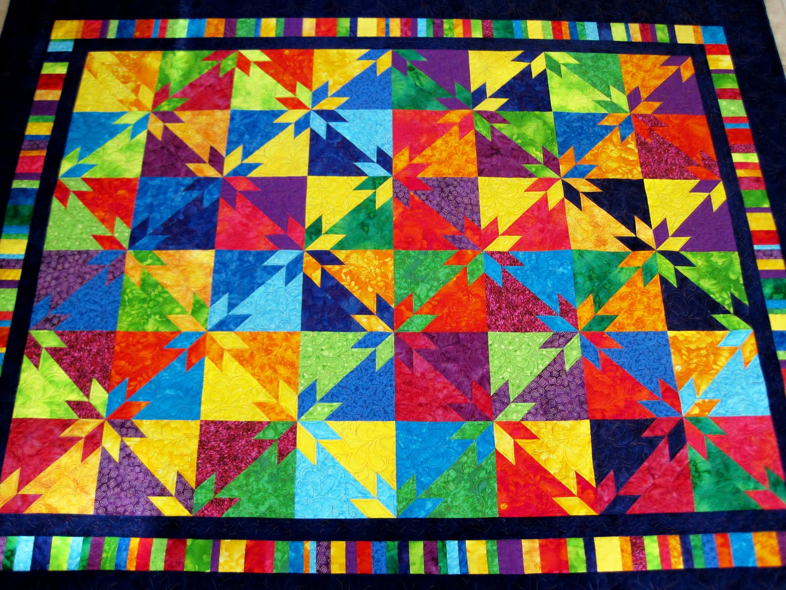 Finely Finished Quilts: Connie's Class Quilts