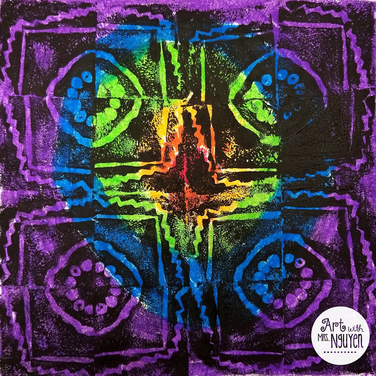 Radial Printmaking (4th) | Art with Mrs. Nguyen