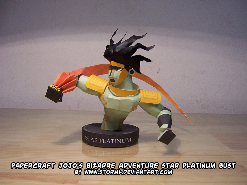 Ninjatoes' papercraft weblog: Papercraft Jojo's Bizarre Adventure Star ...
