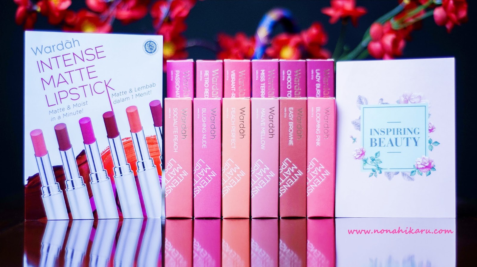 REVIEW : WARDAH INTENSE MATTE LIPSTICK (ALL SHADE) - Beauty & Travelling