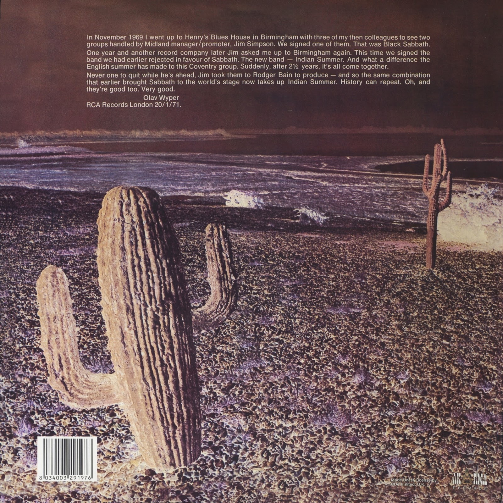 1971 Indian Summer - Indian Summer - Rockronología