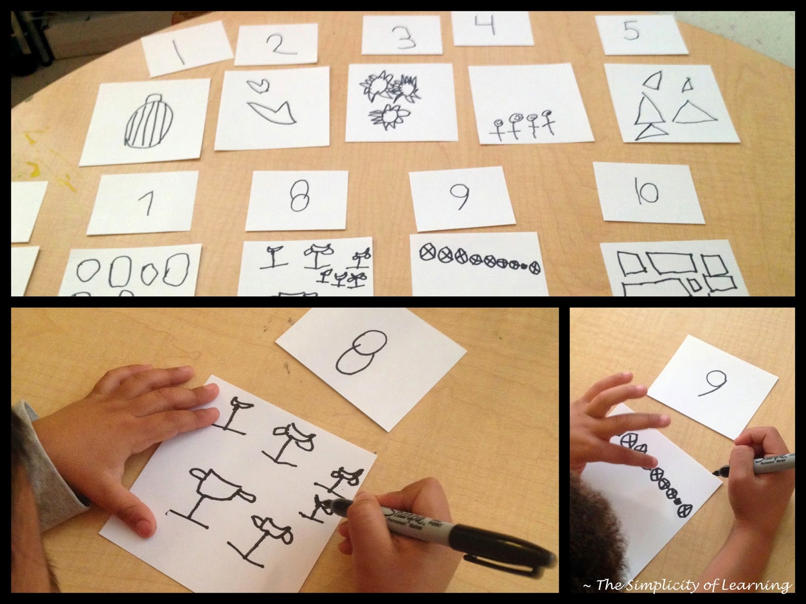 The Simplicity of Learning: Number Cards