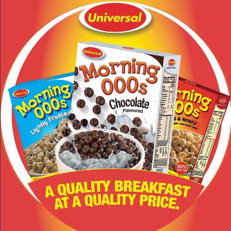 Universal Foods Limited Breakfast Cereal : UNIVERSAL CEREAL PRODUCTS