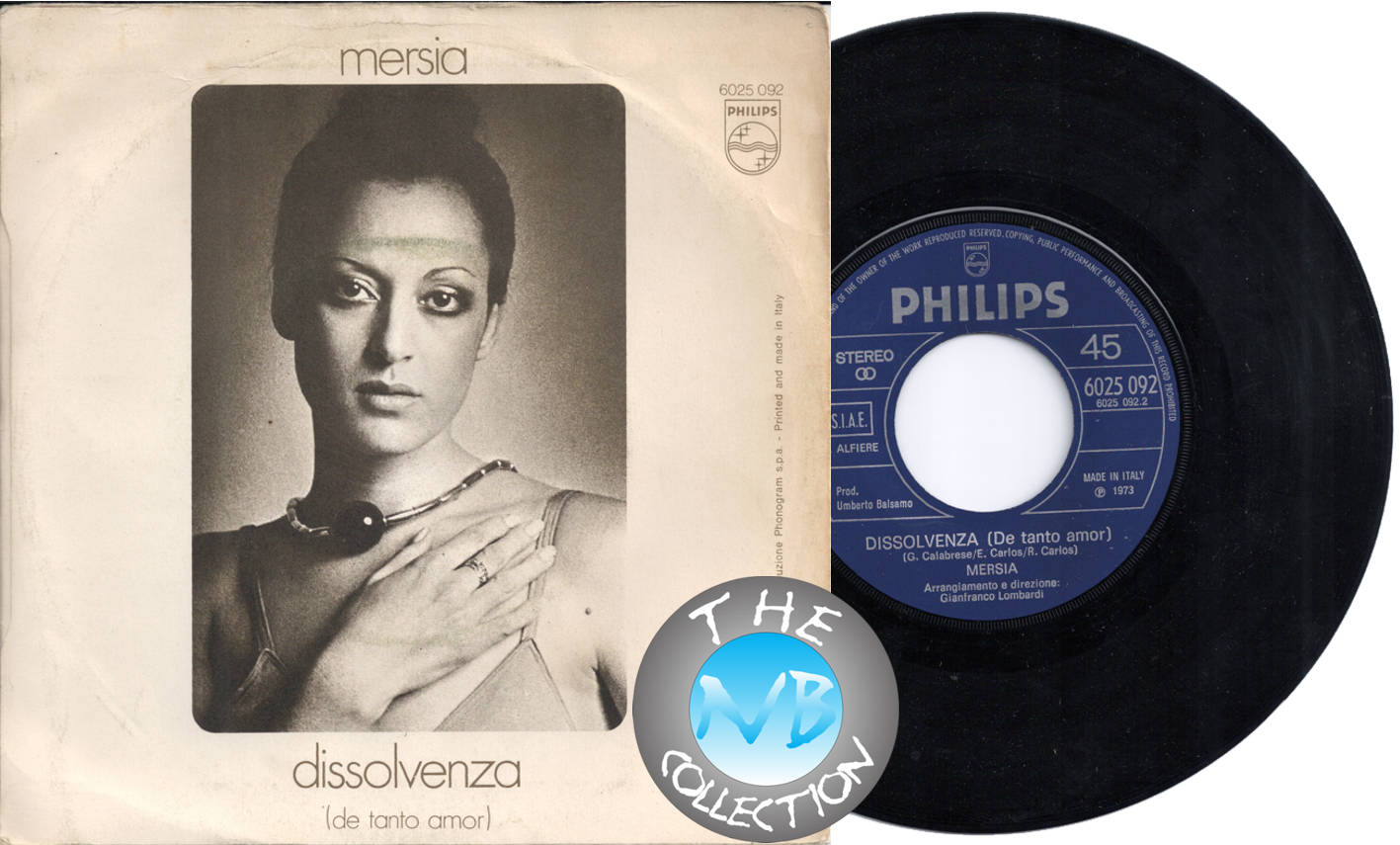 :::ACERVO DO REI ROBERTO CARLOS:::: Mersia - "Dissolvenza". - 1973