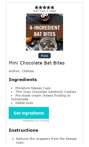 RECIPE THE ULTIMATE BAT HALLOWEEN PARTY! - Recipes Blog