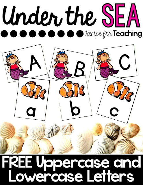 Under the Sea Alphabet Letters - Recipe for Teaching
