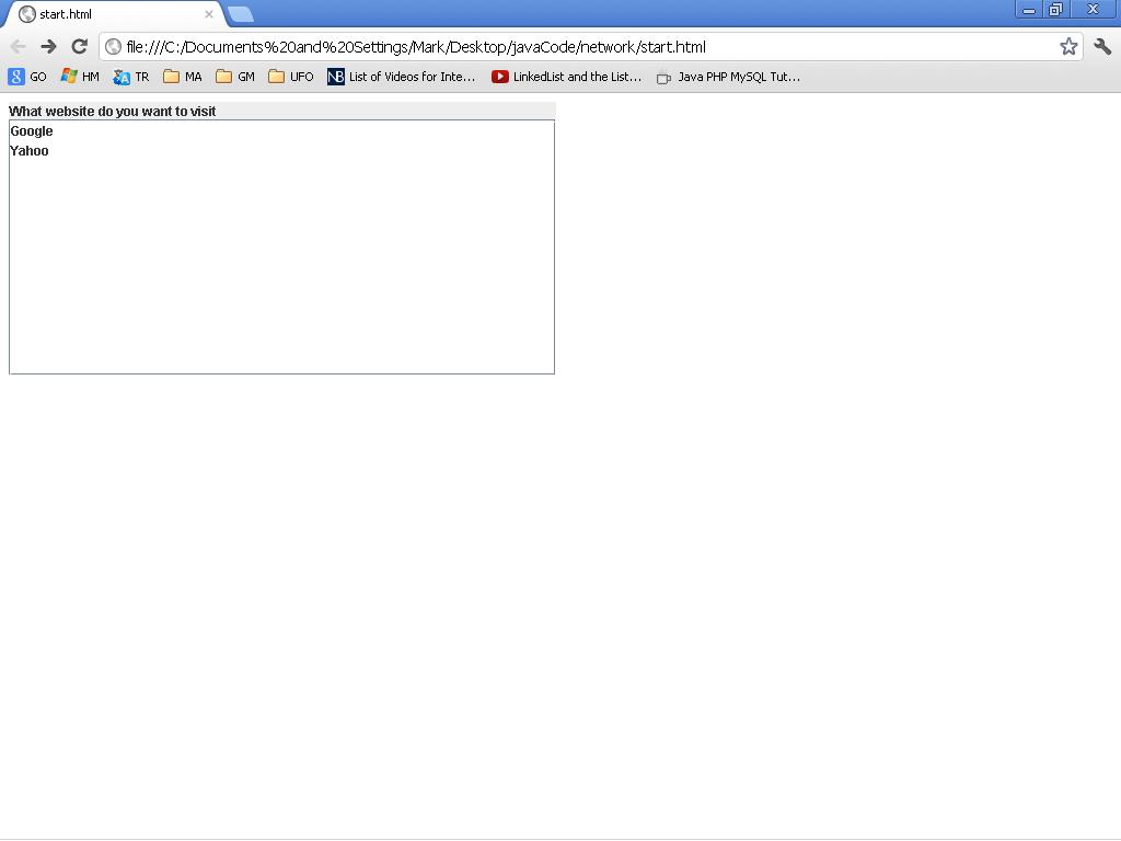 Java Applet With Web Access Example