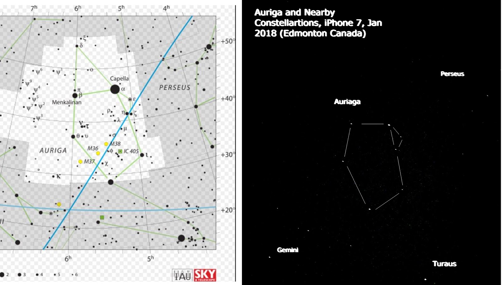 Dodecahedron Books: The Constellation Auriga Photographed with an ...