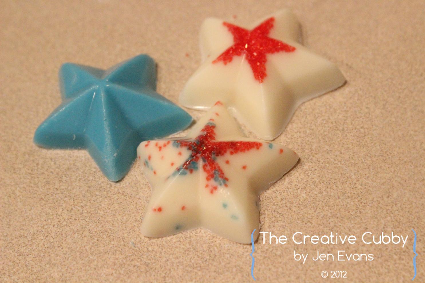 The Creative Cubby: Sprinkle Star Candies