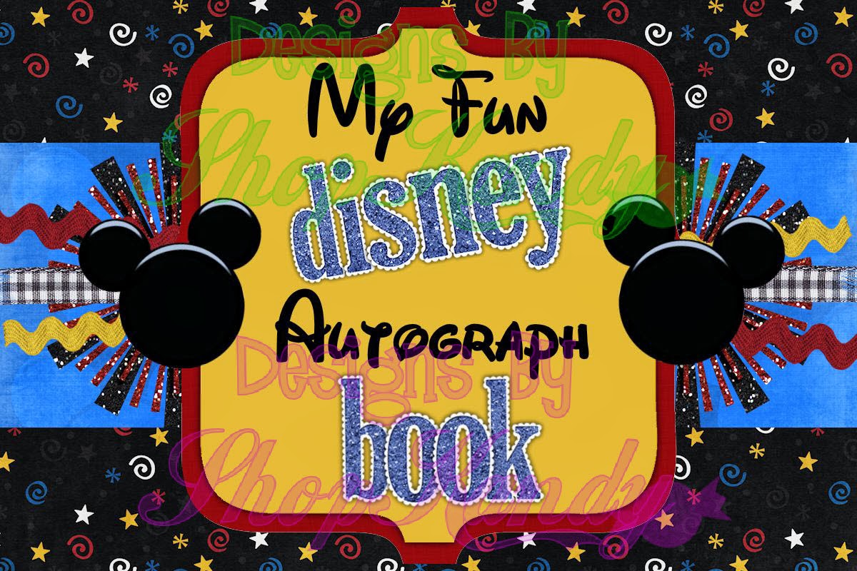 My Frugal Family: Homemade Autograph Books for Disney