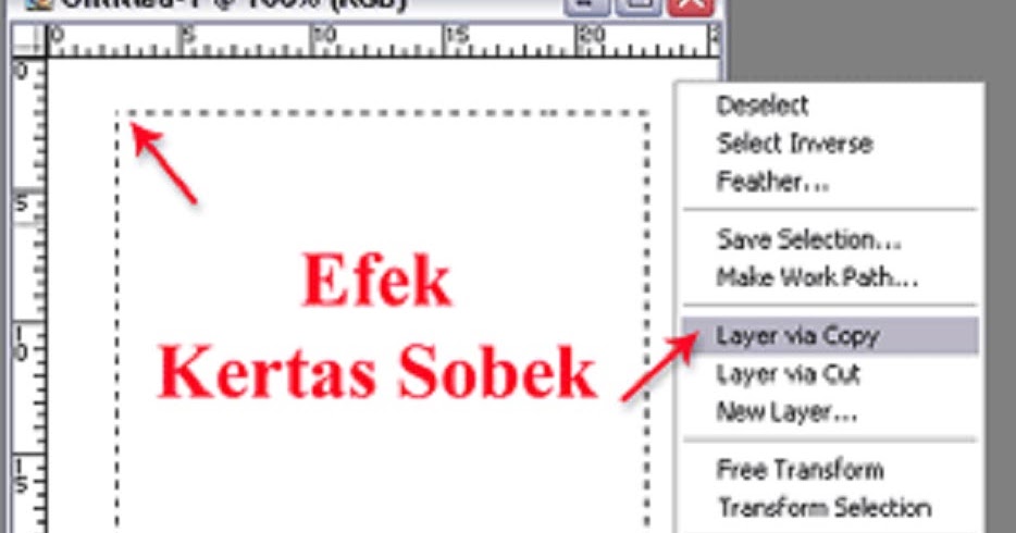 aryo komputer: membuat efek kertas sobek dengan Photoshop aryo komputer: membuat efek kertas sobek dengan Photoshop