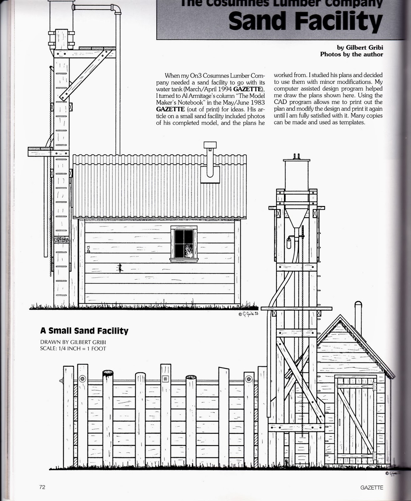 Thouhts on a model steam engine service layout