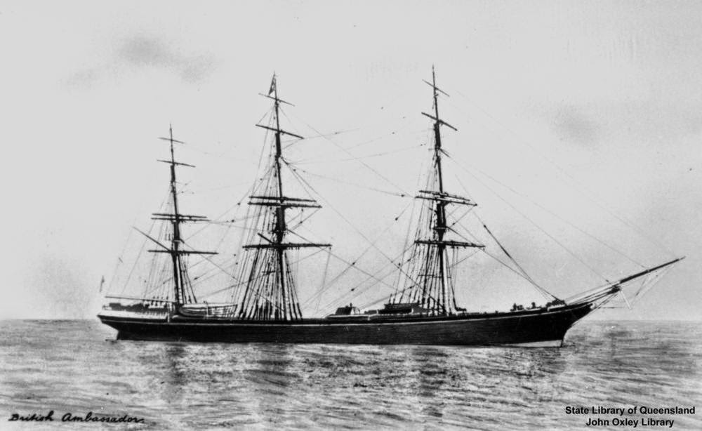 A Rotherhithe Blog: The 1869 tea clipper Ambassador, built in ...