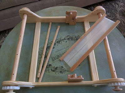 She's just a girl who creates...: New Rigid Heddle Loom for my shop