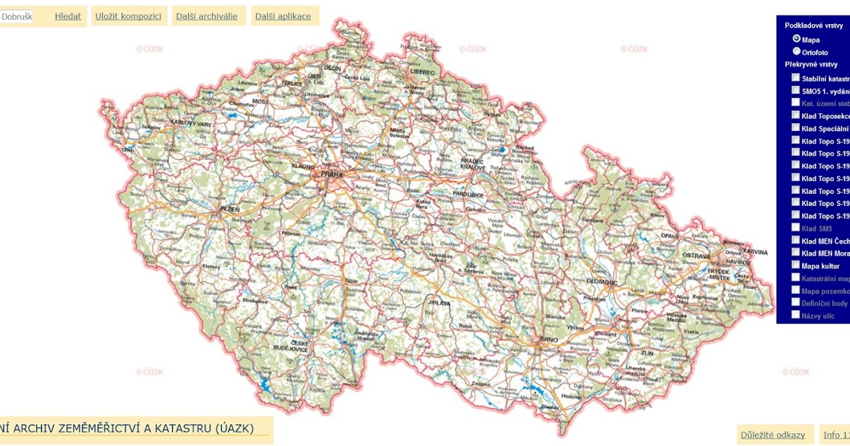 Czech Genealogy for Beginners: Stabile cadaster maps (updated in Nov 2017)