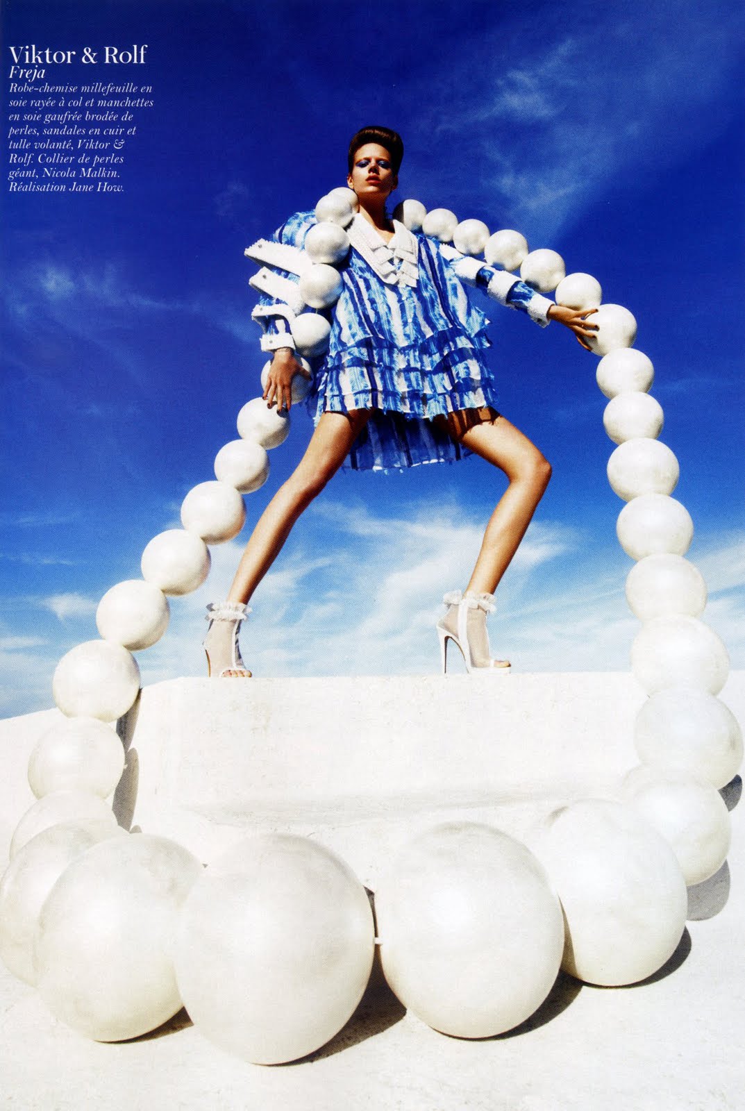 Alice au pays des arts: Jane How dans le VOGUE spécial collection du ...