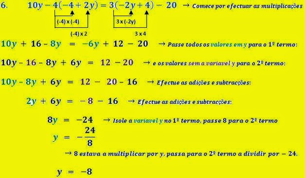Aprender Matemática: EQUAÇOES