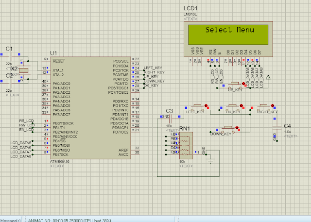 Atmega-based-Menu-building-lcd-16x2 | Embedded System Desgin