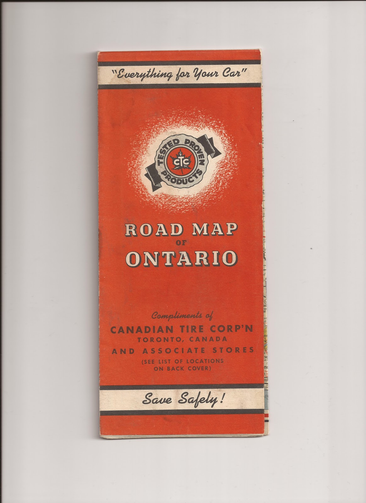 Mapping Ontario: Canadian Tire Maps