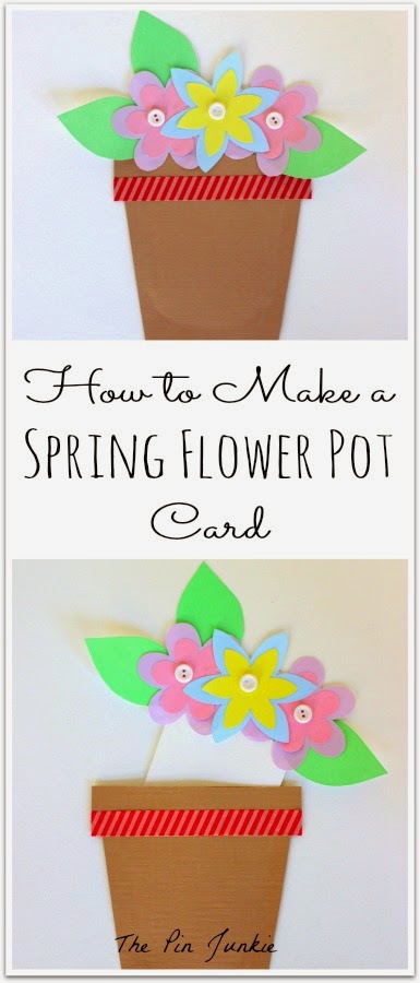 Spring Flower Pot Card