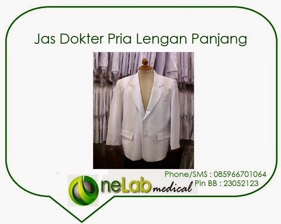 Jas Dokter Pria Lengan Panjang | ONELAB MEDICAL