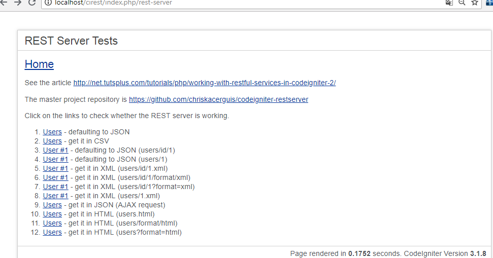 Cara install CodeIgniter Rest Api dengan library rest-server