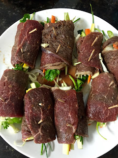 New Endeavours!: Steak Roll Ups!