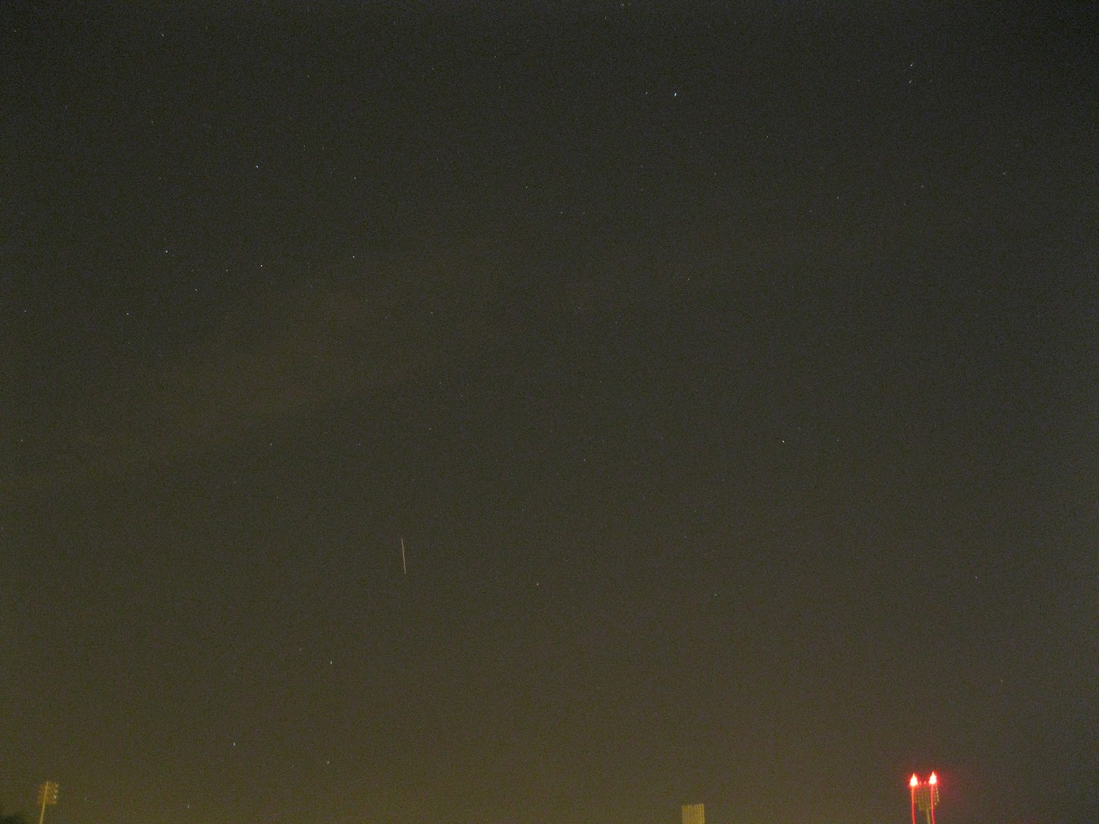 International Space Station (ISS) and Dragon C2+ (?) flyover viewed ...