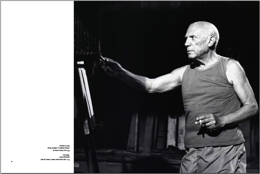 # 5 9 M A G A Z I N E: No 5 Picasso with hat and gun of Gary Cooper.