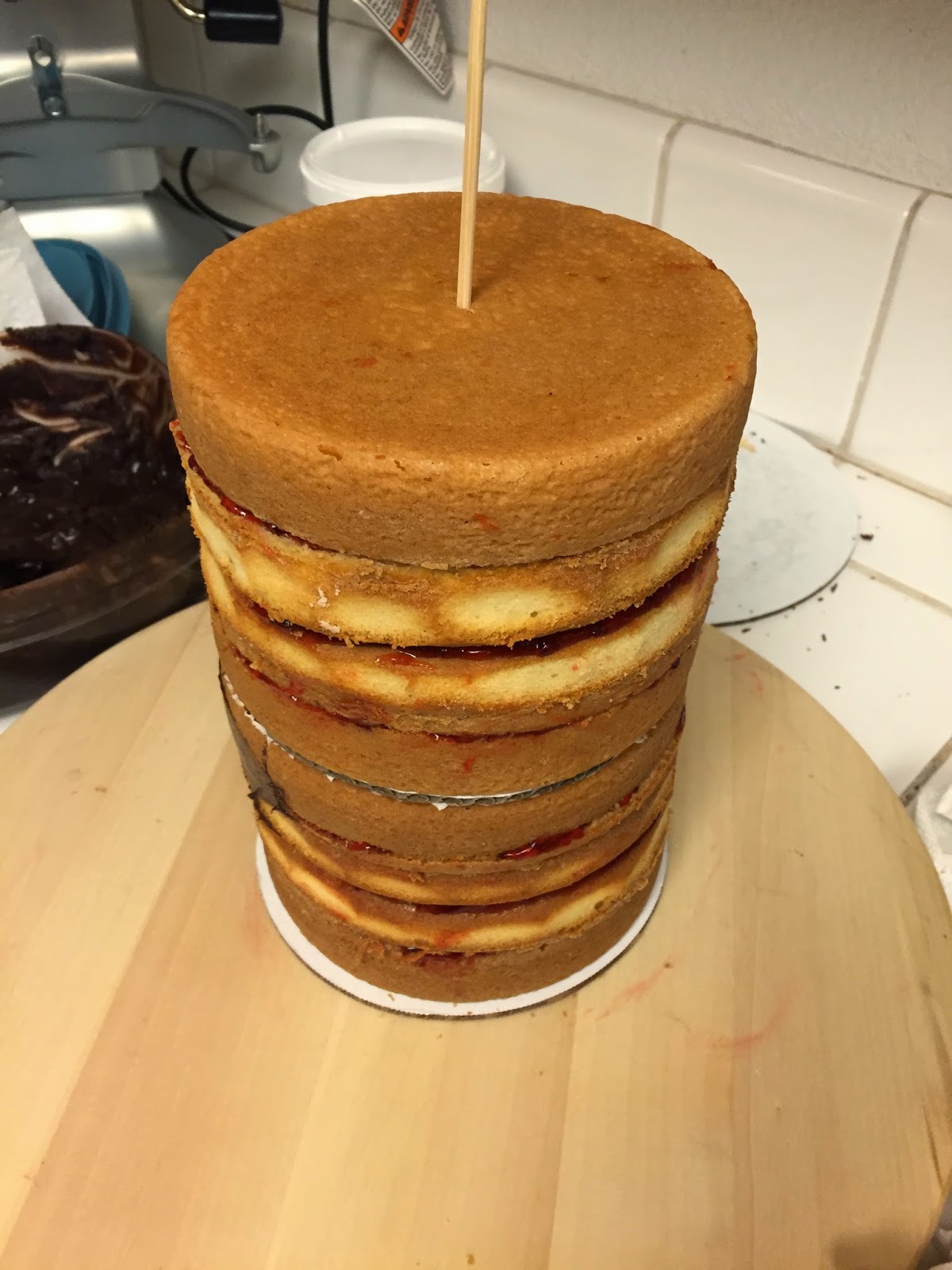 How to Make a Double Barrel Cake