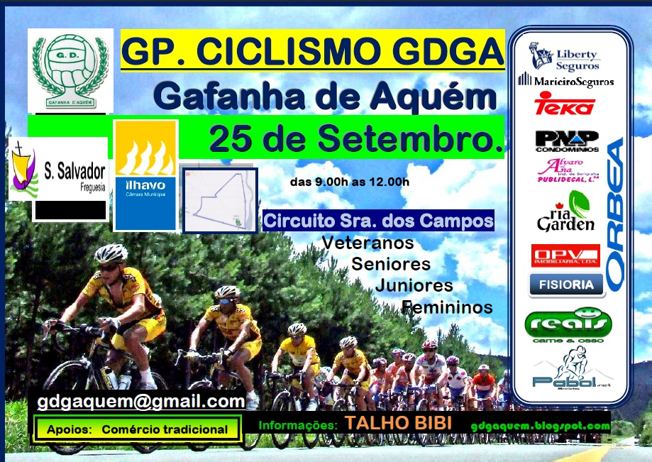 Grupo Desportivo Gafanha D`Aquem: GDGA Ciclismo'11
