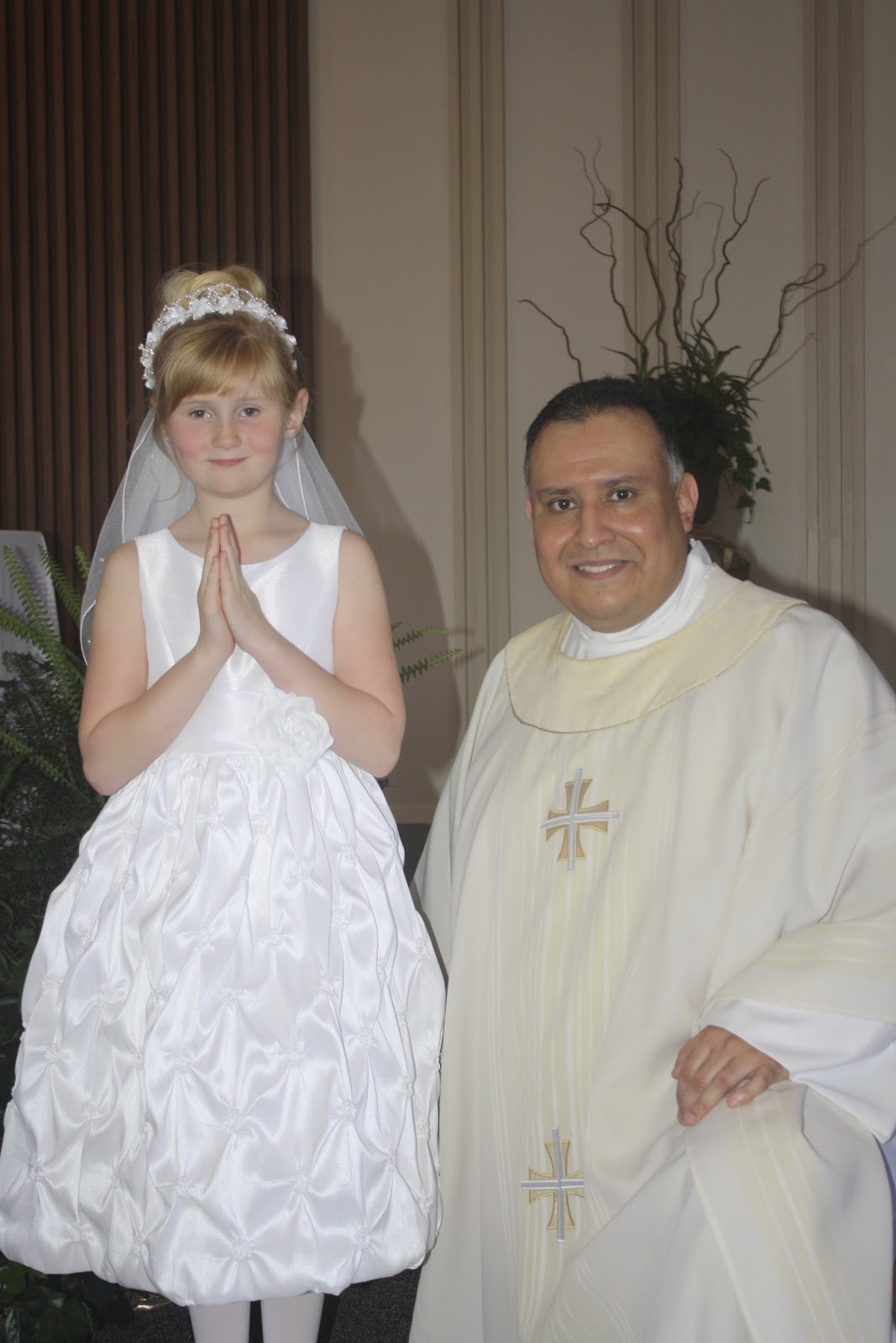 First Holy Communion...Pictures with Extended Family